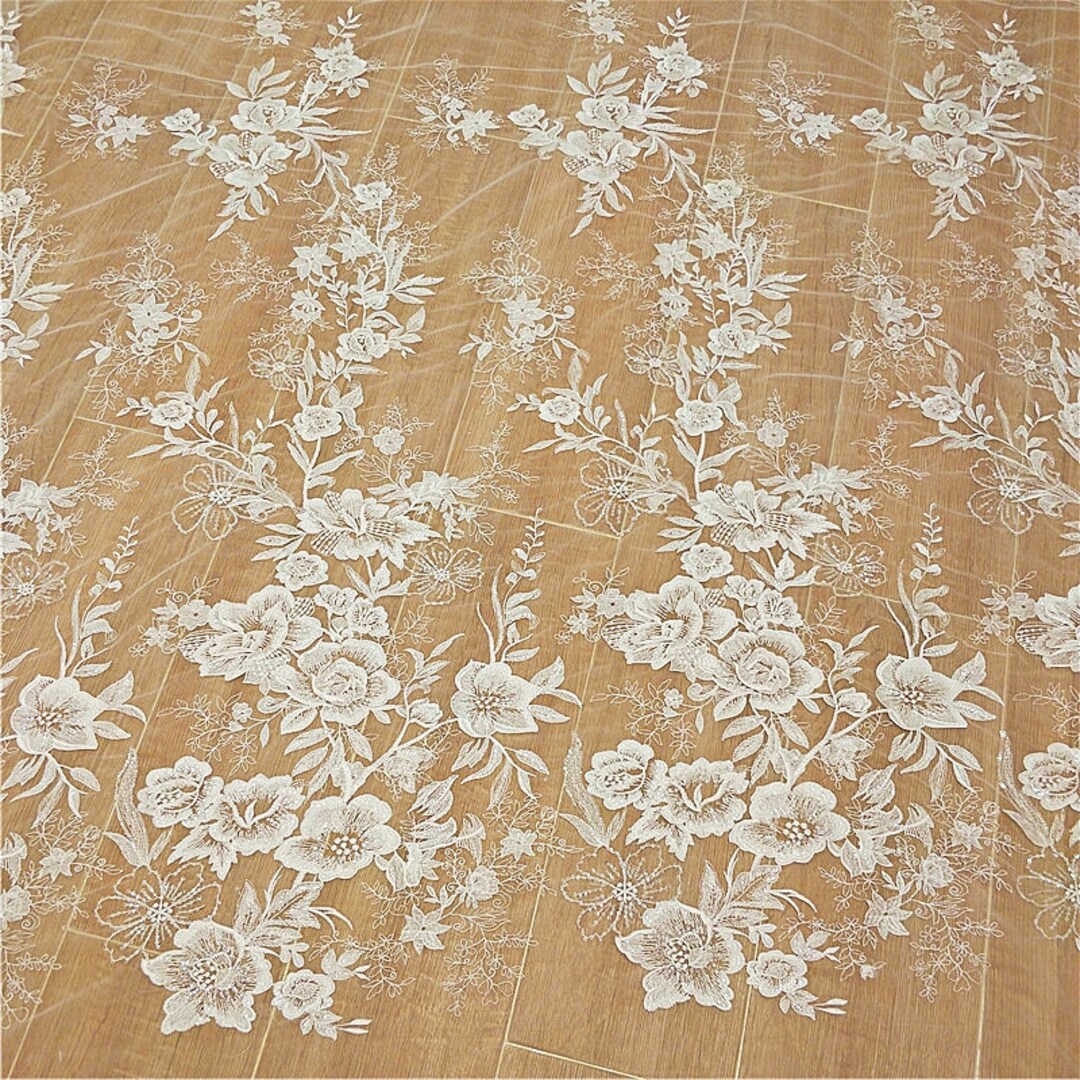 Fairy Mesh Mesh Embroidery Sequin Edifyed Lace Fabric Wedding Dress ...