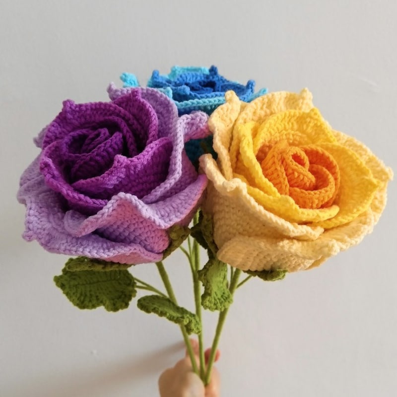 Wool Flowers - Etsy