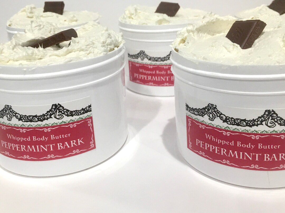 Christmas Peppermint Bark Body Butter, Moisturizing Skin Care ...
