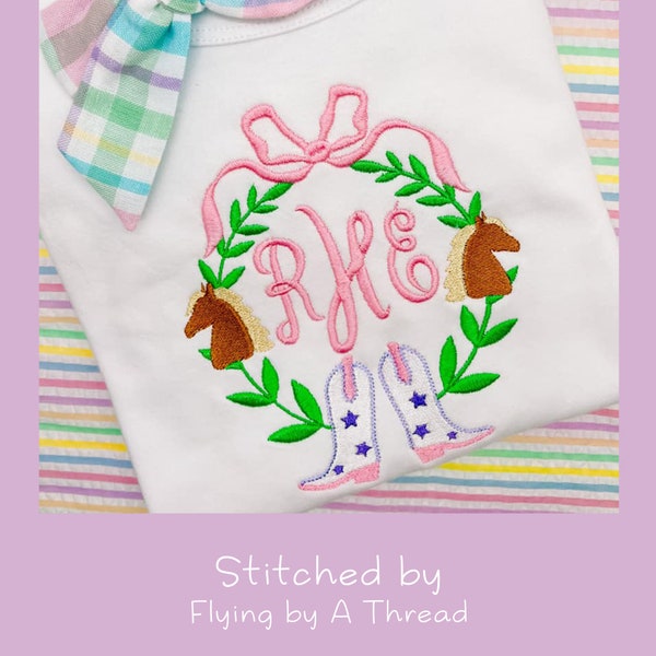 Monogram Boots - Etsy