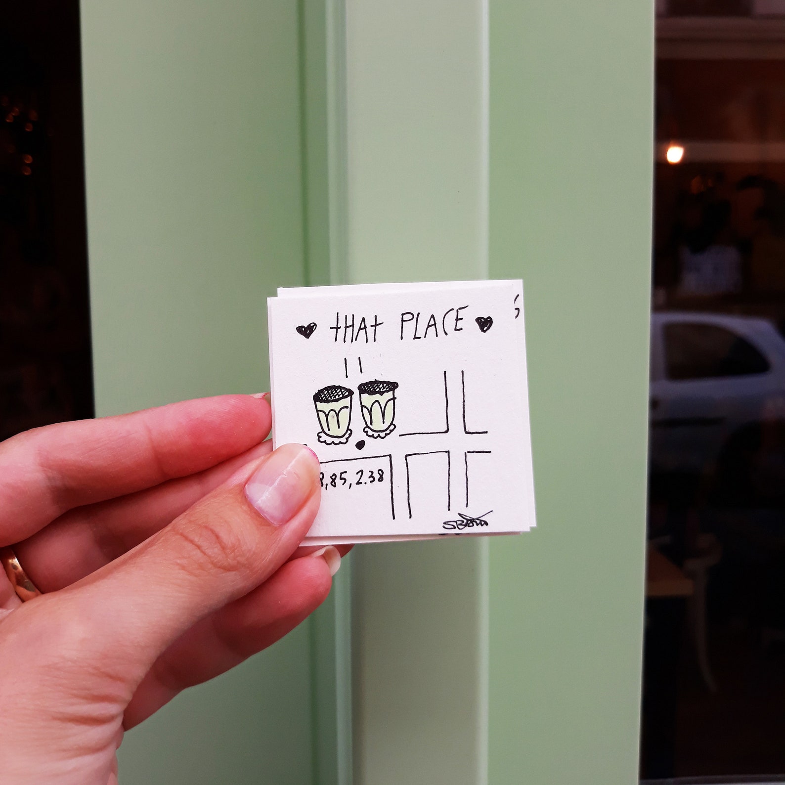 Personalized Maps Mini Version Order Your Own Map SHIPPING INCLUDED - Etsy