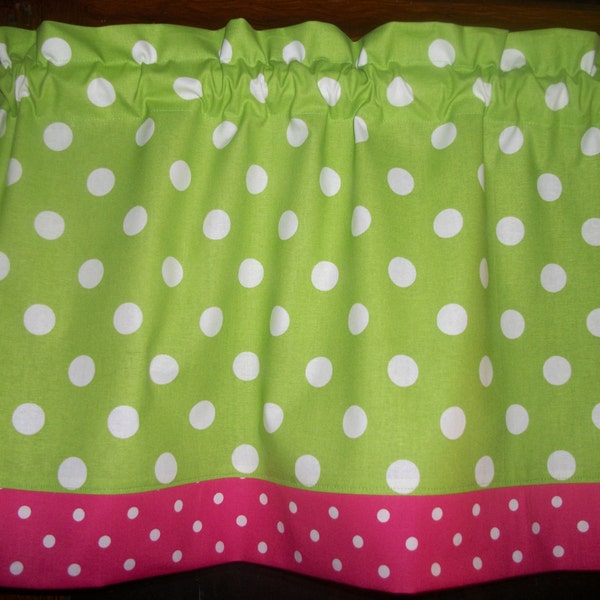 Green Pink Polka Dot - Etsy