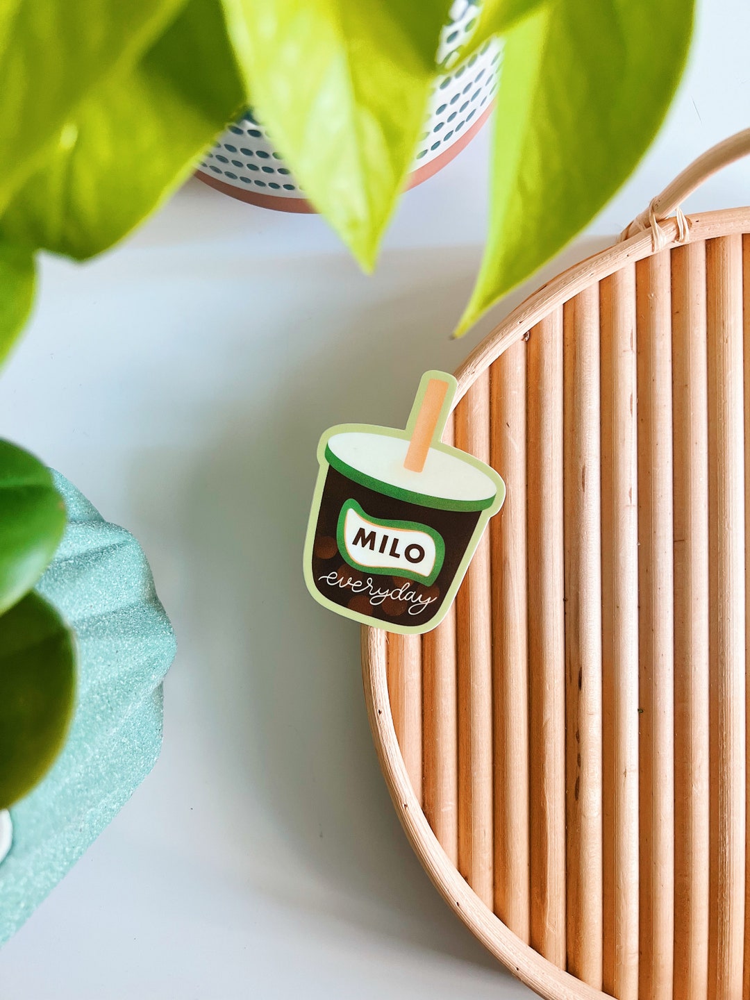 Milo Sticker Boba Sticker Vinyl Sticker Waterproof - Etsy