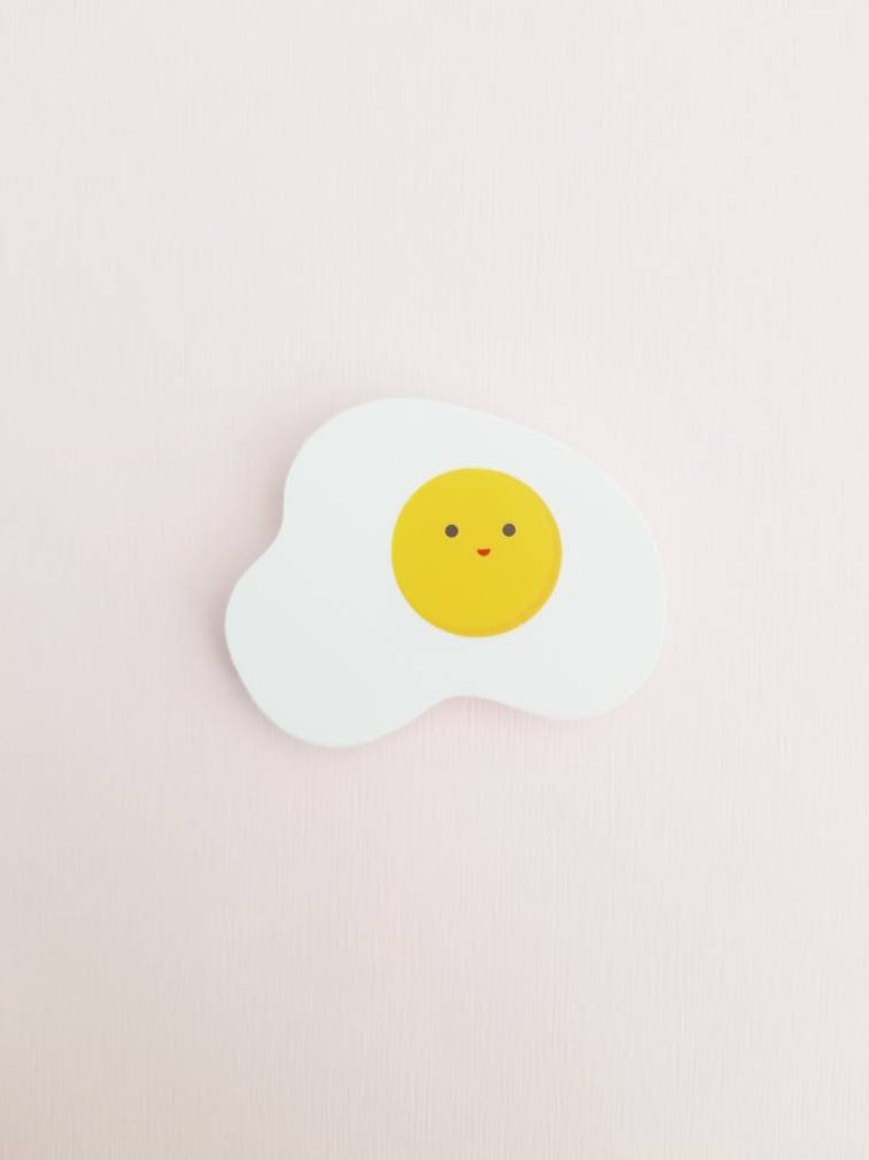 Fried Egg Sticker Cute Laptop Stickers Cute Vinyl Sticker | Etsy