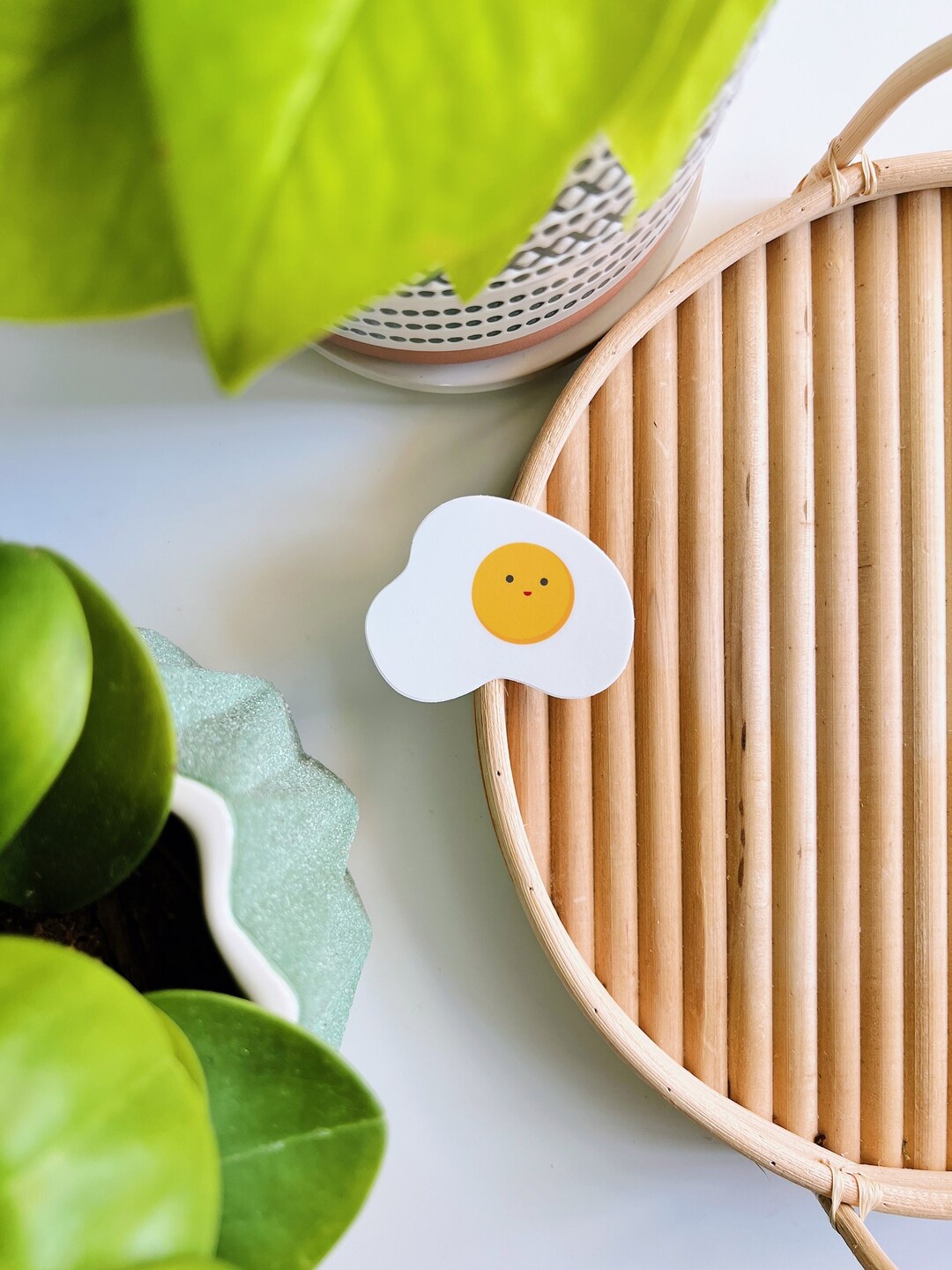 Fried Egg Sticker Cute Laptop Stickers Cute Vinyl Sticker - Etsy