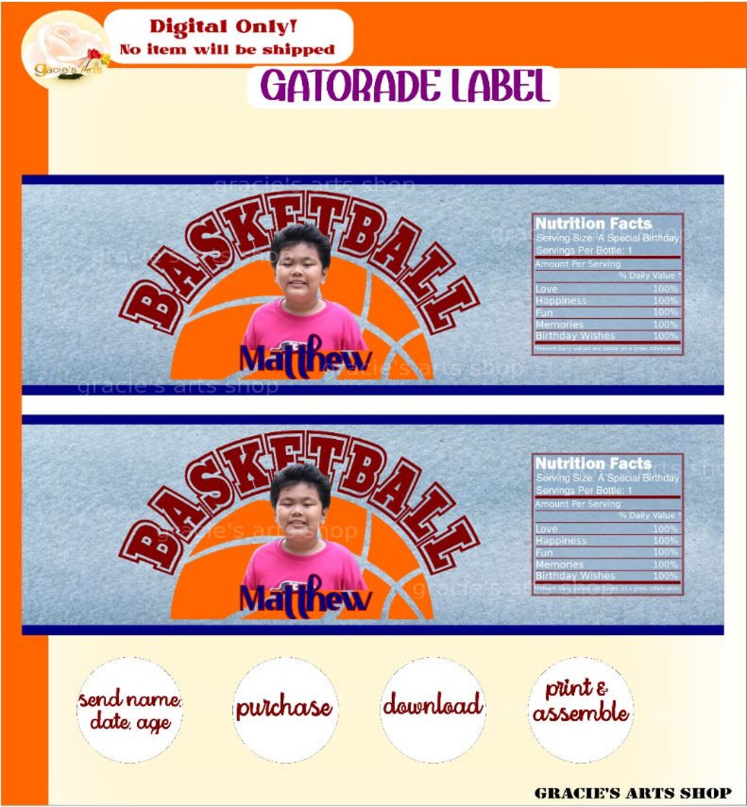 Digital Printable no Shipping BASKETBALL 2 Theme Theme - Etsy