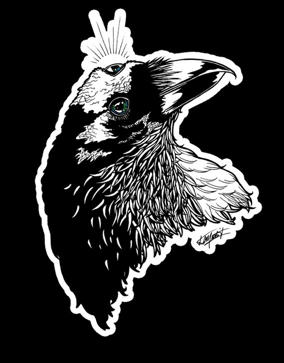 Three Eyed Raven Tattoo