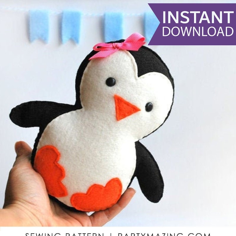 Felt Penguin - Etsy