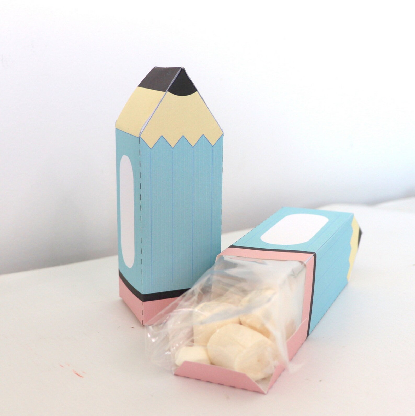 Printable Pencil Box Template Teacher or Classmate Gift - Etsy