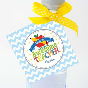 Awesome Teacher Tag | Printable Teacher Appreciation Tag |thank You ...