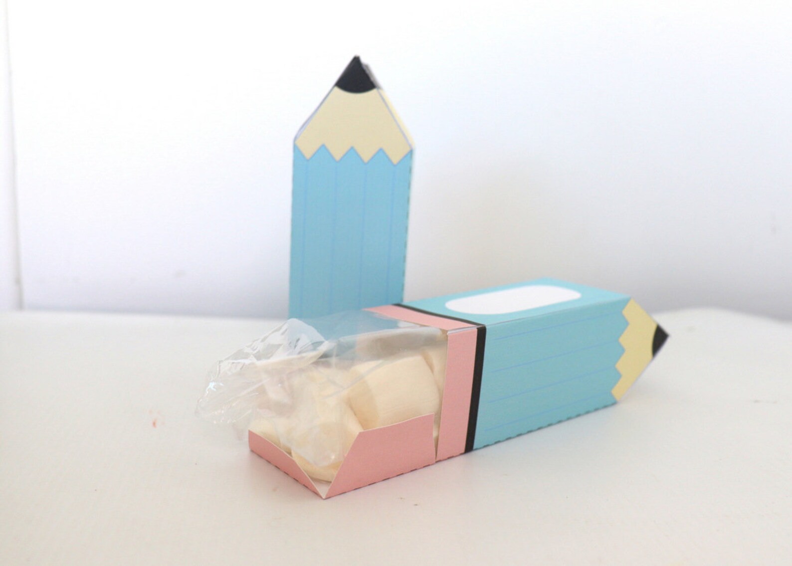 Printable Pencil Box Template Teacher or Classmate Gift - Etsy