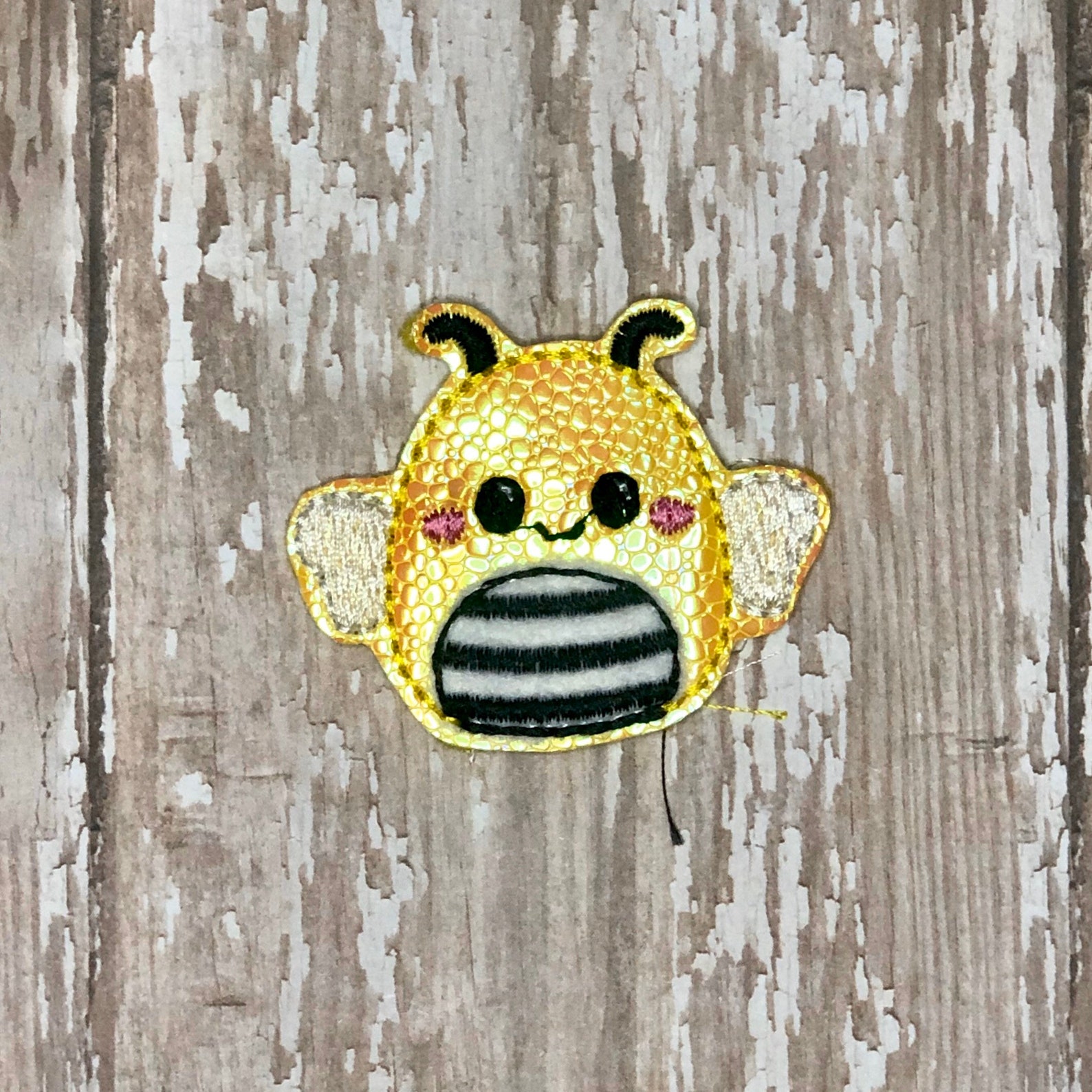 Set of 4 Squishy Bumblebee Feltie Marshmallow Bee Pillow Pet - Etsy