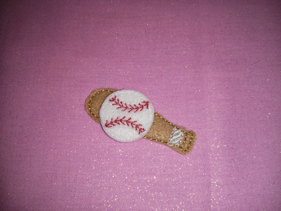 Set of Baseball and Bat Baseballs Feltie Felt Embellishment | Etsy