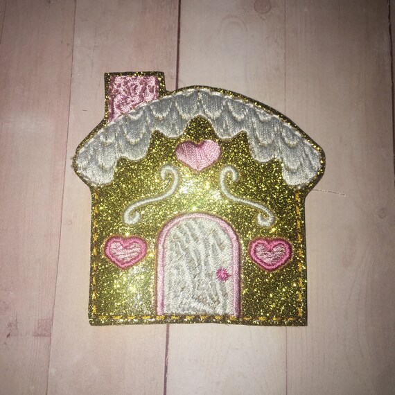 Set of 4 Christmas Gingerbread House Ginger Bread Hairbow | Etsy