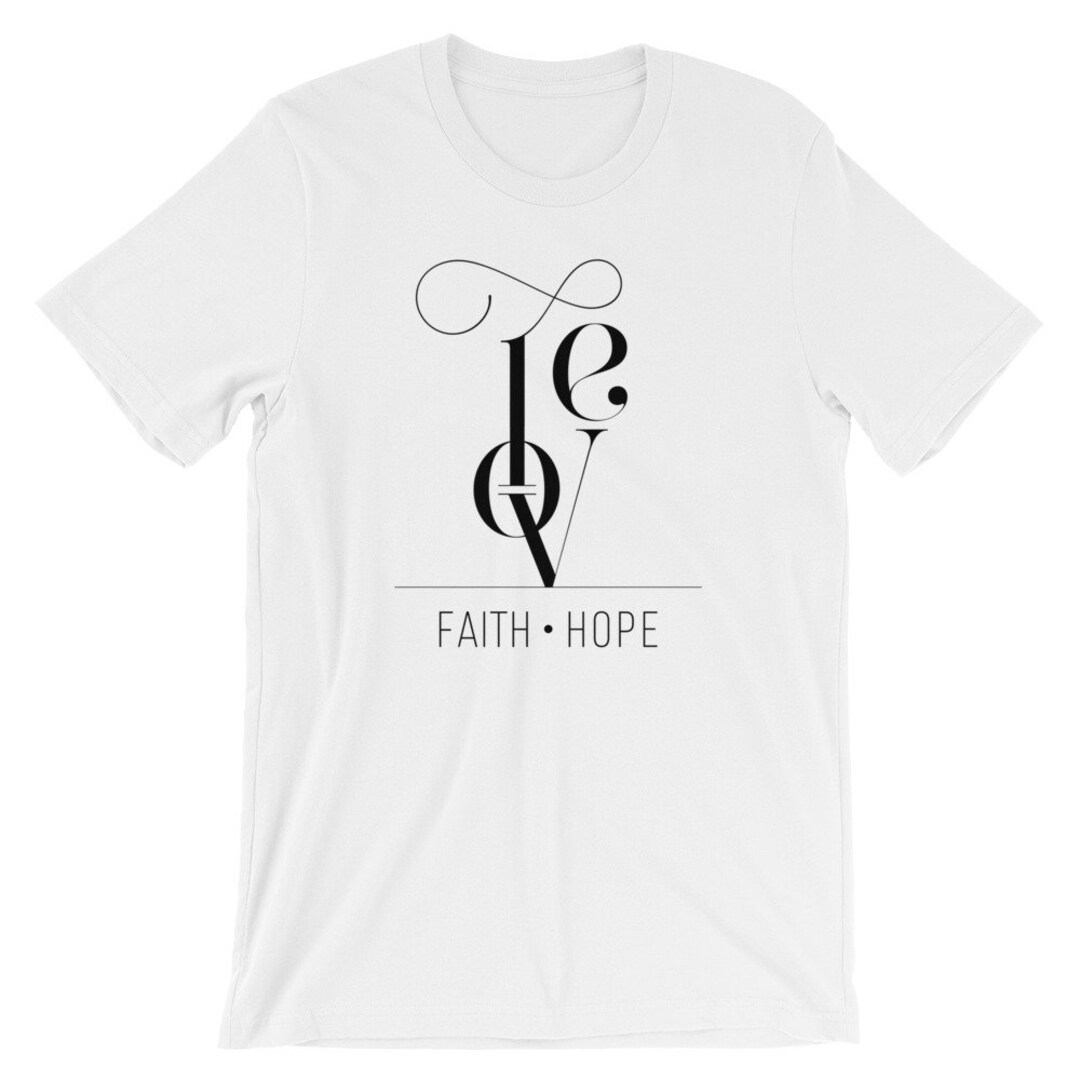 Faith, Hope & Love (light Colors) - Etsy