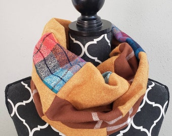 Plaid Pattern Scarf - Etsy