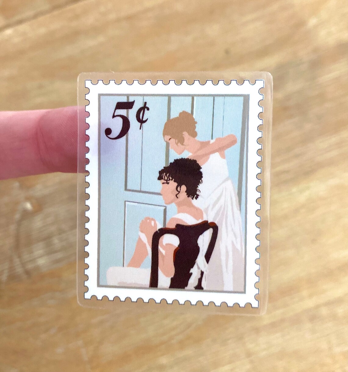 Pride and Prejudice Stickers Lizzy and Jane Stamp - Etsy