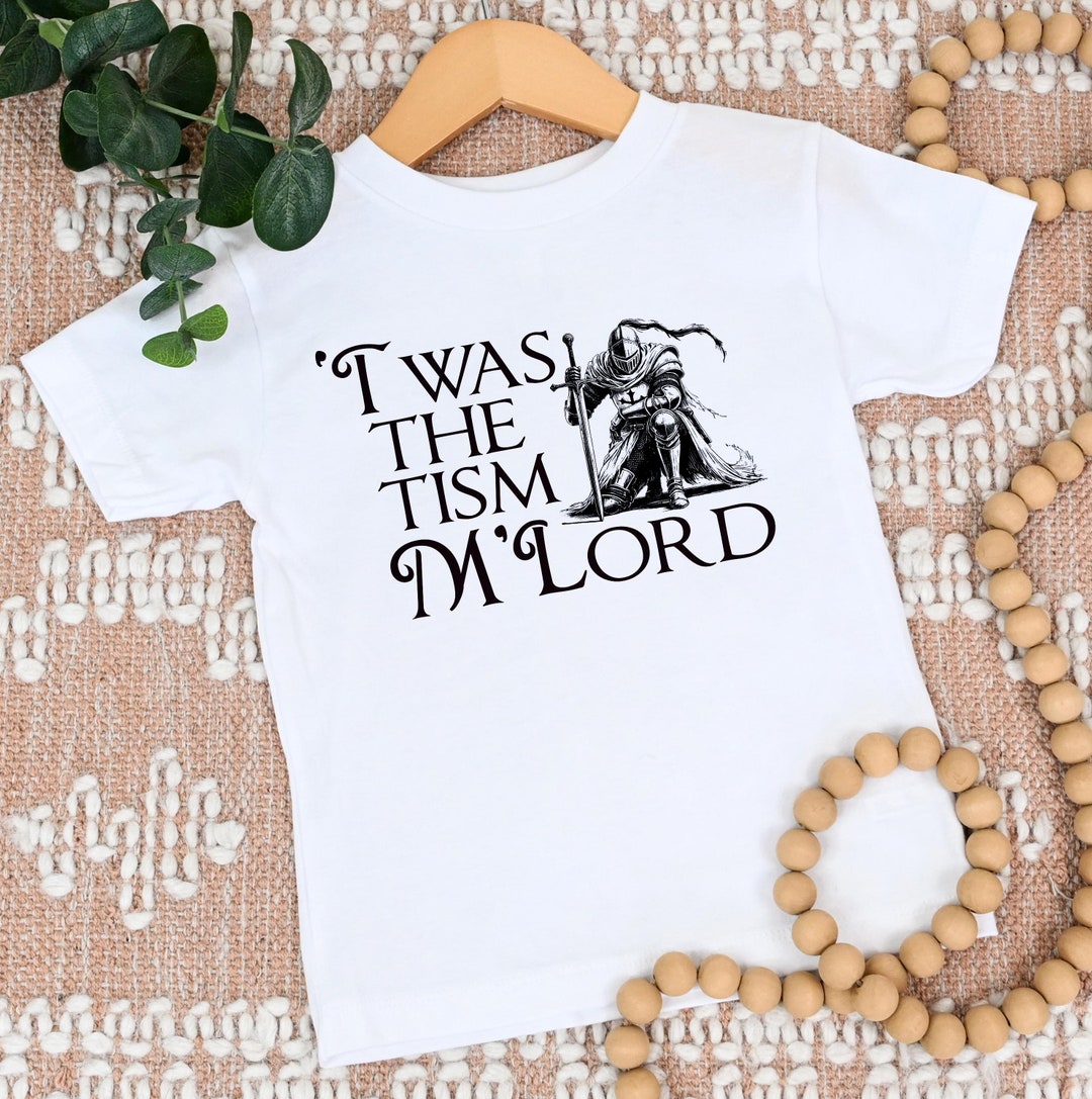 Twas the Tism Mlord Shirt Unisex Kids Toddler Apparel Funny Autism ...