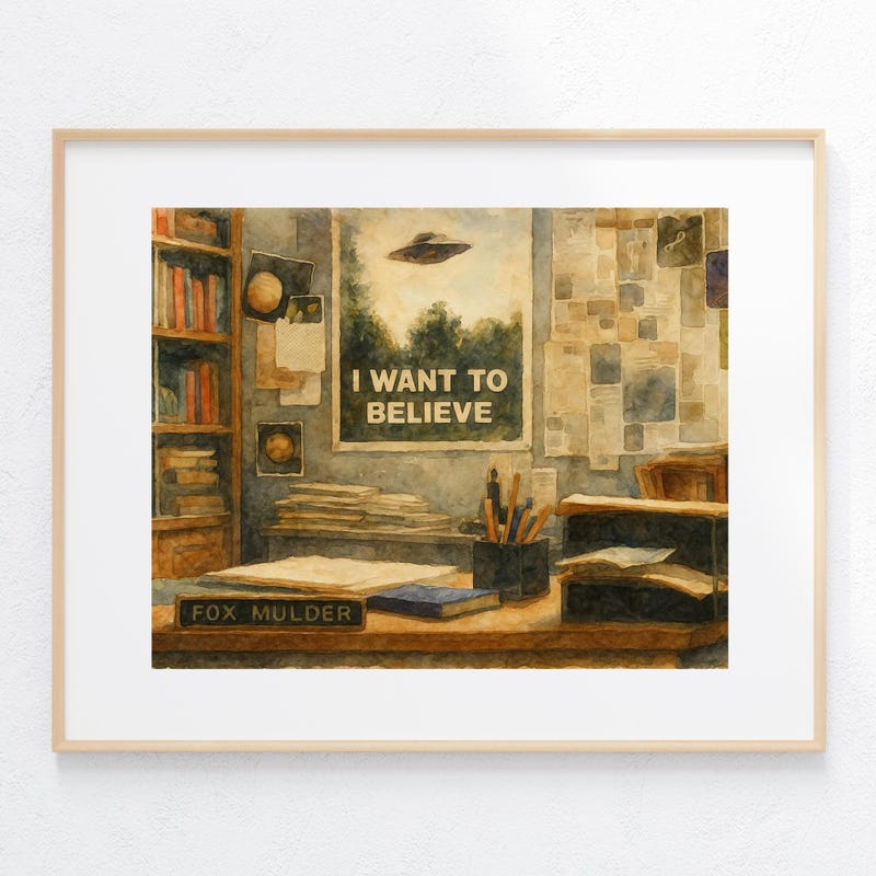 X Files Mulders Office - Etsy