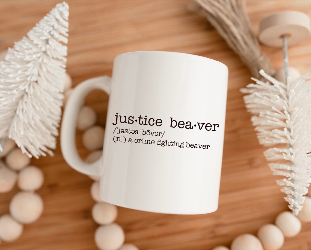 The Office TV Show Funny Justice Beaver Definition Quote Mug - Etsy