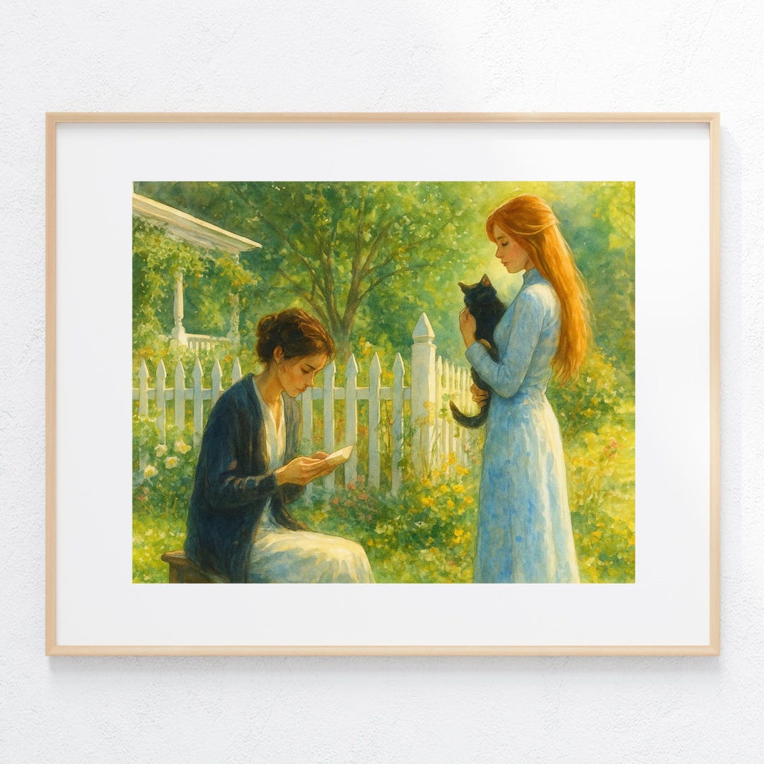Sally Owens Practical Magic Inspired Watercolor Painting Art Print ...