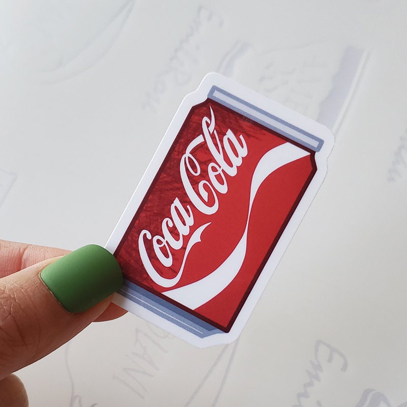 Waterproof Soda Stickers / Red Bull / Canada Dry / Coca Cola / Pepsi ...