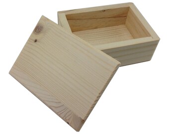 Pine wood box | Etsy