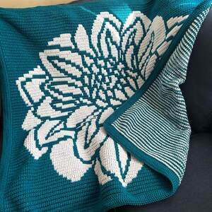 Full Bloom Overlay Mosaic Crochet Pattern, Flower Crochet Pattern - Etsy