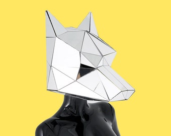 Disco Ball Sphere Masquerade Mirror Mask / Mens Rave Full Head | Etsy