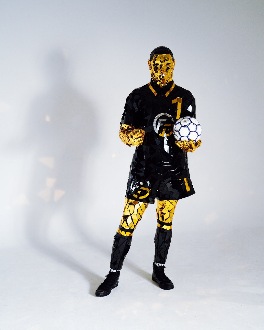 Mirror Cosplay Football Player Costume With Custom Made Logo / Mirror ...