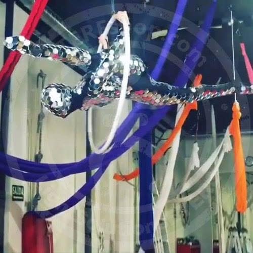 Aerial Rave Sequin Glitter Mirror Bodysuit Costume / Christmas ...