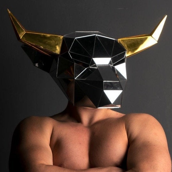Bull Mask - Etsy