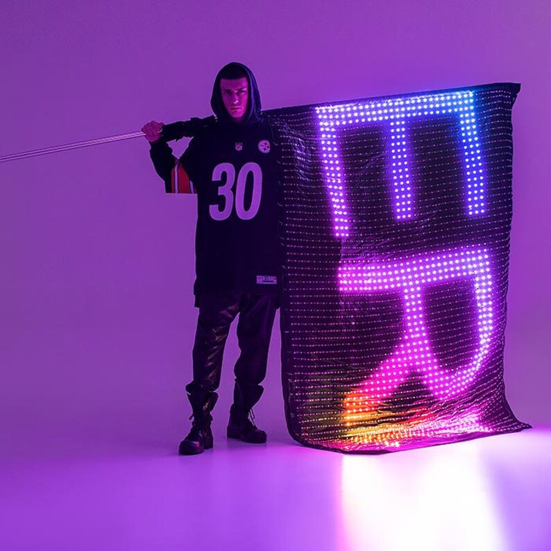 Smart LED Flag With 2520 Leds / Light up Flag / LED Festival - Etsy