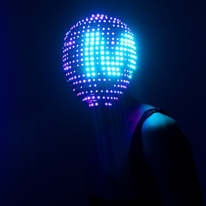 New Smart LED Rainbow Screen Mask _H24 | Etsy