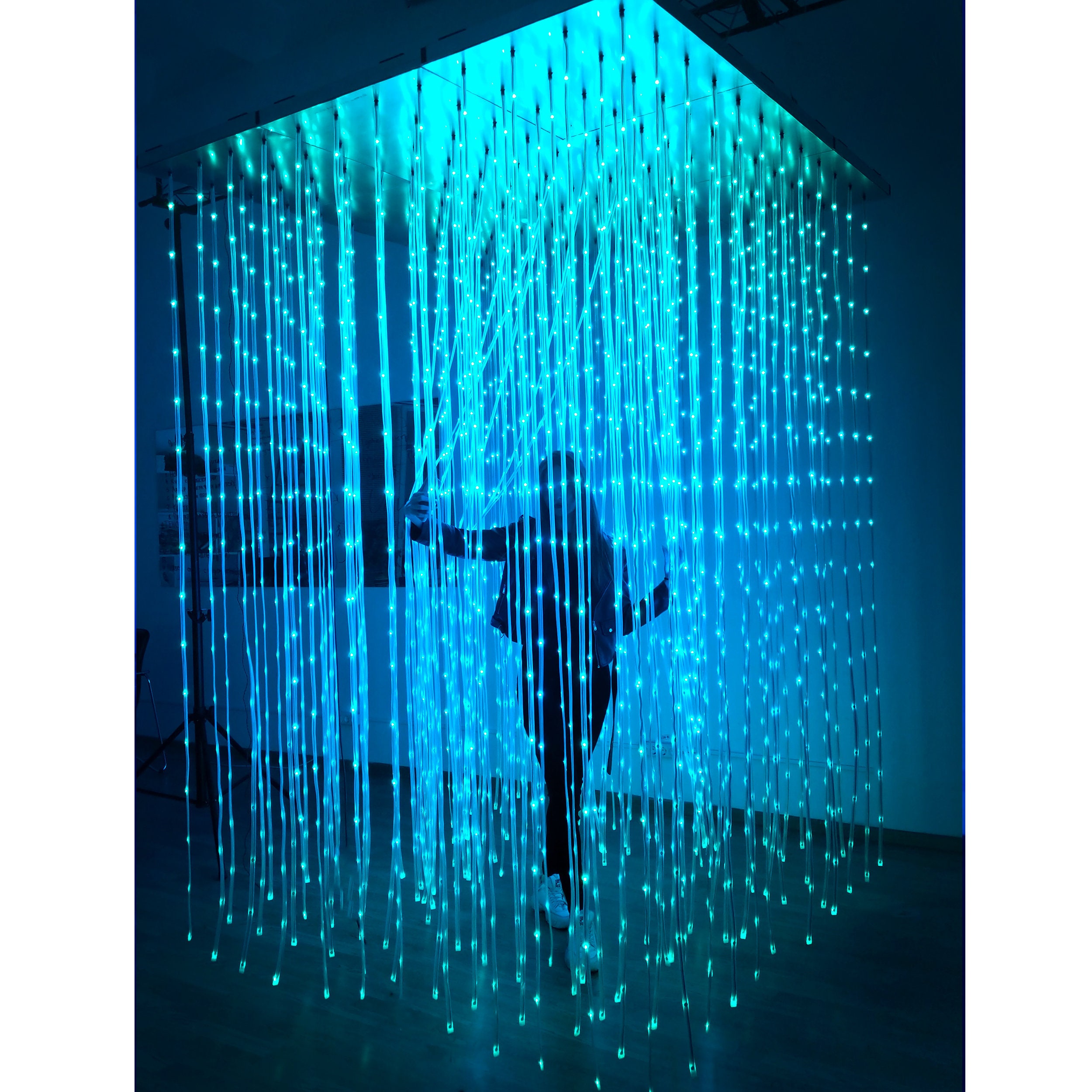 3D LED Cube Installation. LED Cube Display with 2300 LEDs by | Etsy