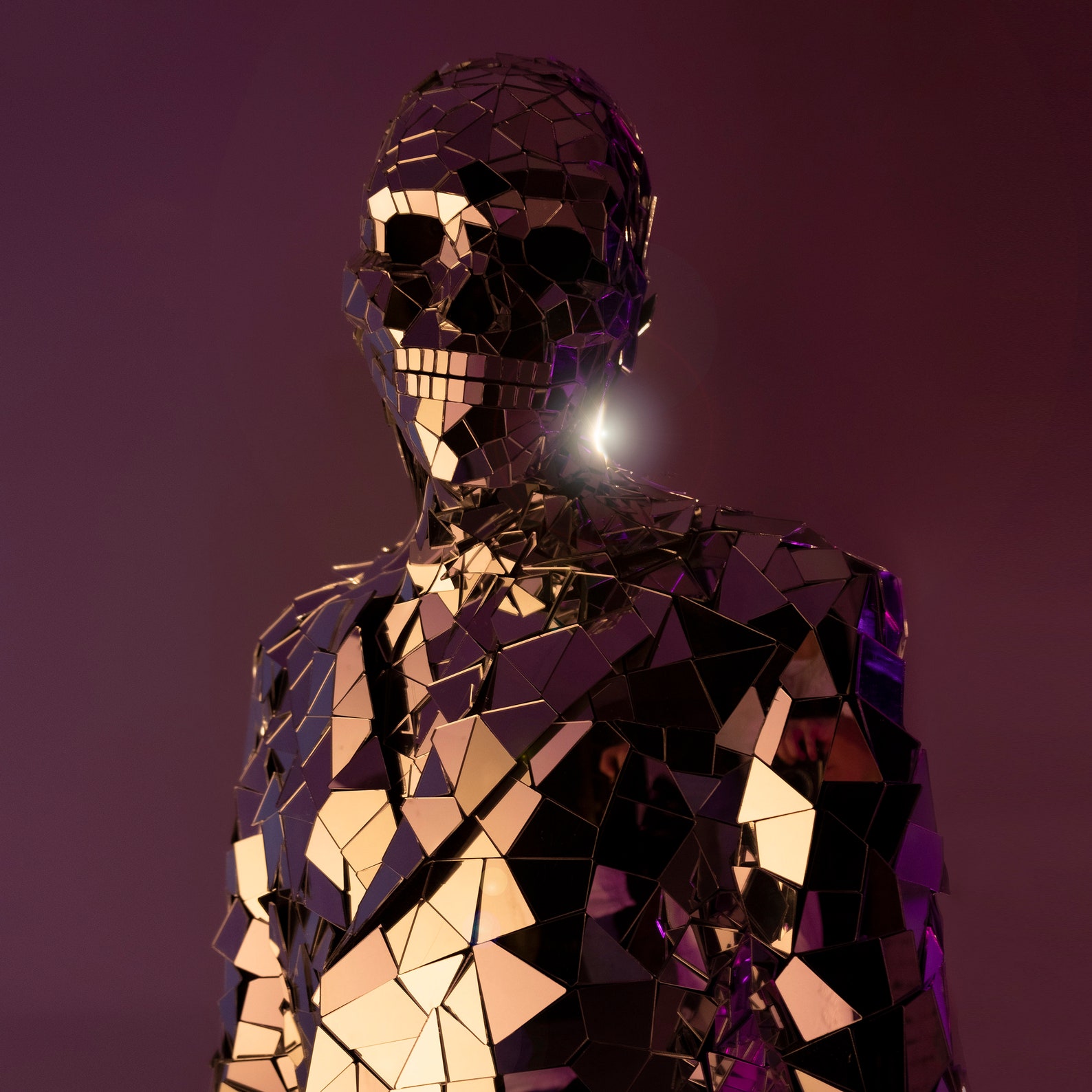 Mirror Man skull Mask Glass Man Performance - Etsy