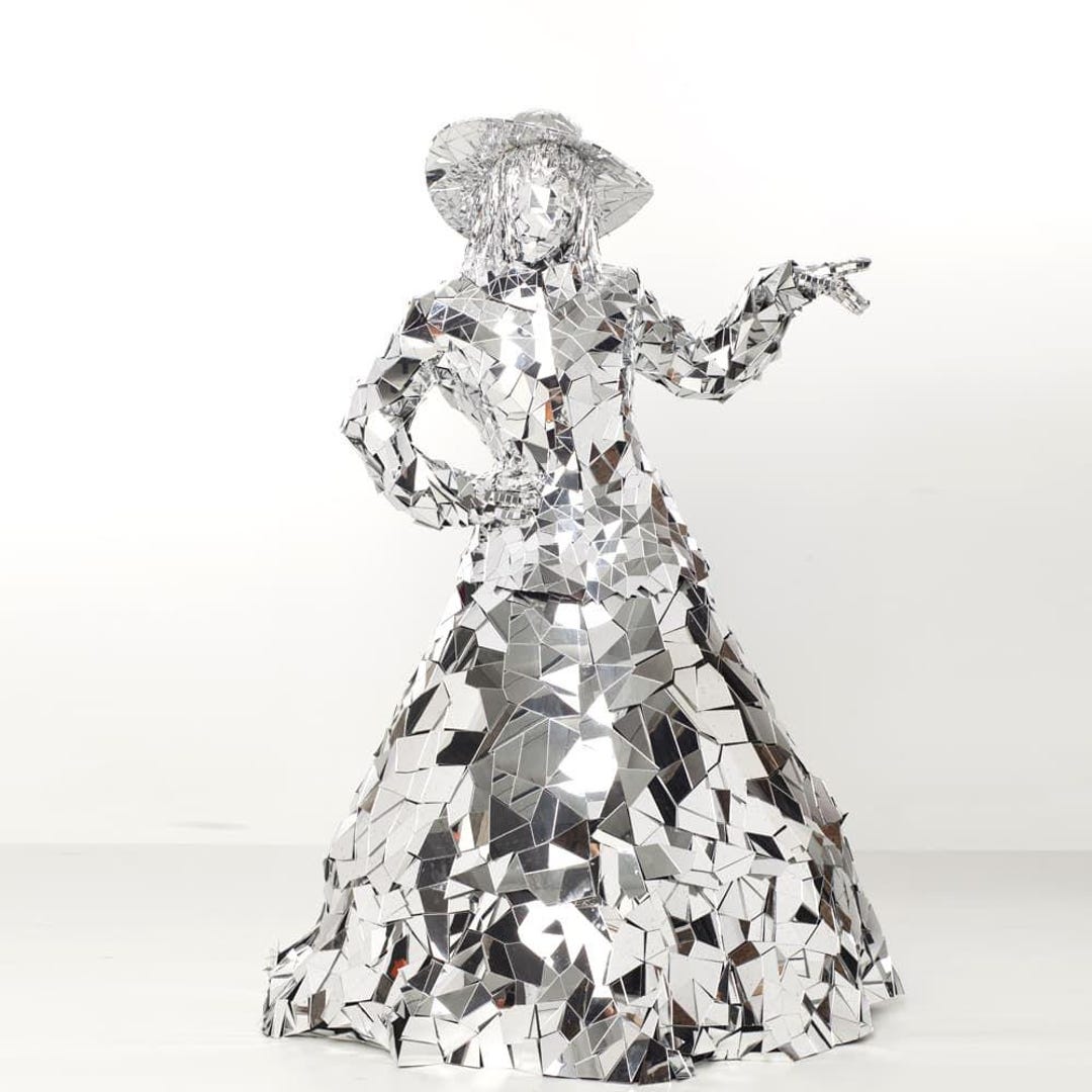 Mirror Lady Glass Lady Animation Christmas Costume Dress - Broken Glass ...