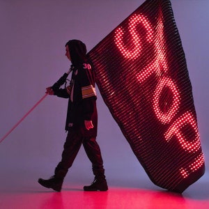 Smart LED Flag With 2520 Leds / Light up Flag / LED Festival - Etsy