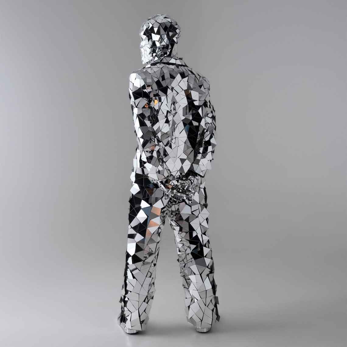 Mirror Man skull Mask Glass Man Performance - Etsy