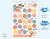 Printable Hero Reward Chart Instant Download Kids Behaviour - Etsy