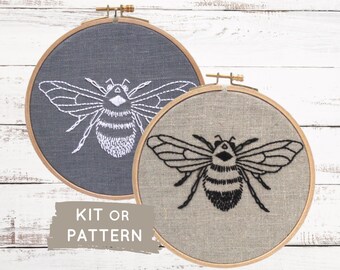 Beginners Embroidery Fabric Pattern and Instructions ONLY Pack - Etsy