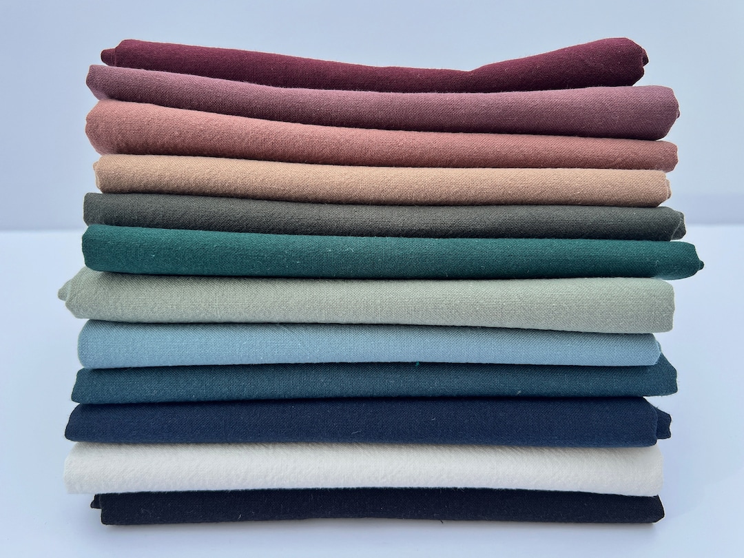 Natural Cotton Fabric for Embroidery and Sewing - 100% Cotton by the ...