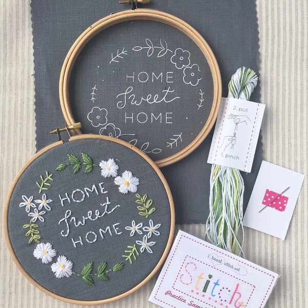 Easy Embroidery Kit - Etsy