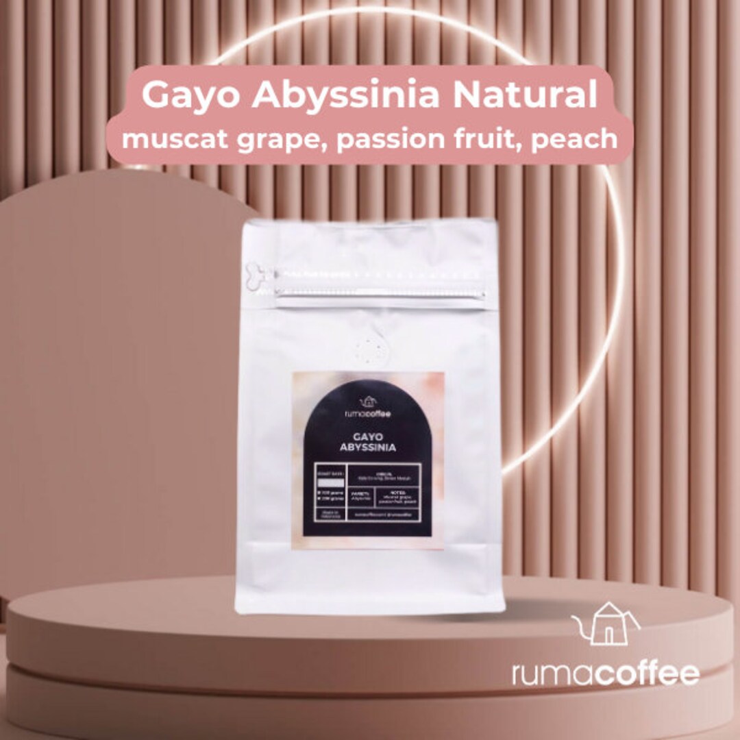 Aceh Gayo Abyssinia Natural Process Arabica Coffee Rumacoffee - Etsy