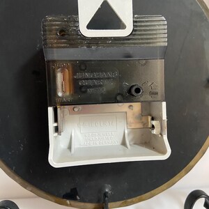 70s Wall Clock - Wrought Iron Wall Clock by Hertle Germany - Etsy