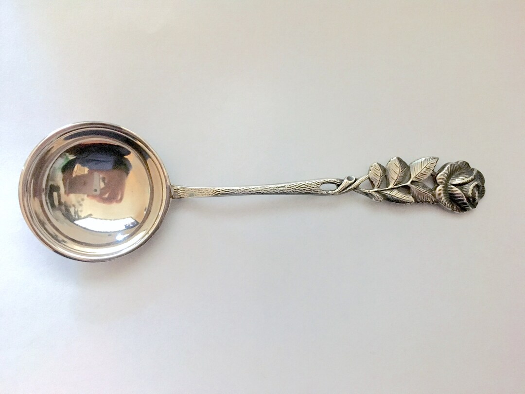 Versilberter LÖFFEL Hildesheimer Rose / Antiko 100 Vintage Silber ...