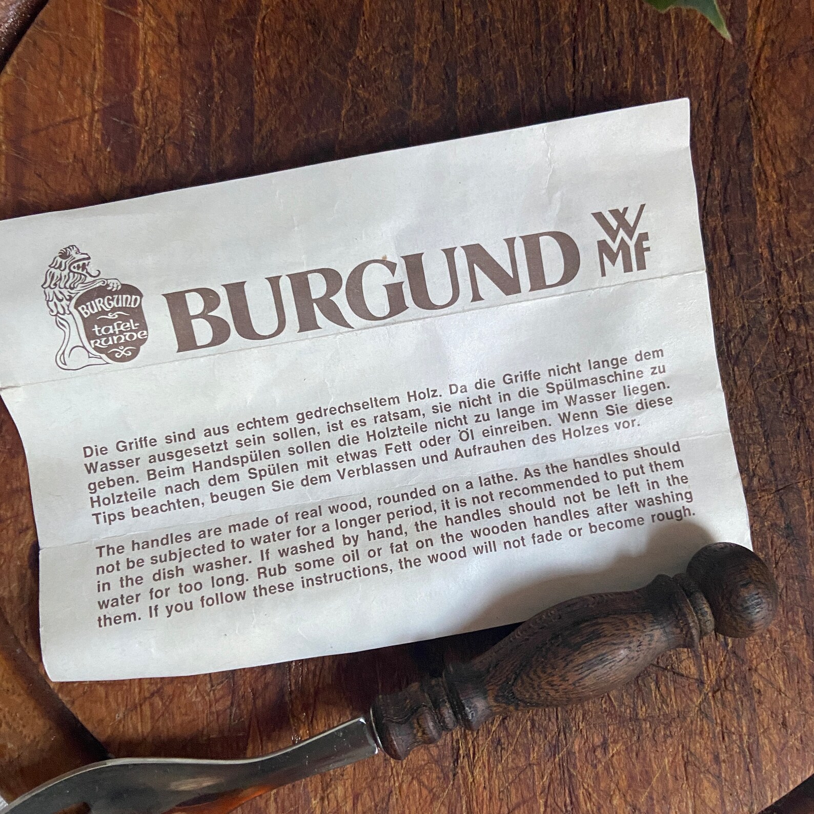 Vintage WMF Large CAKE Pastry Knife, Burgund Tafelrunde Germany ...