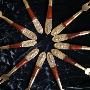Siam Heritage Collection: Vintage Thai Party Picks - Set of 11 Forks in ...