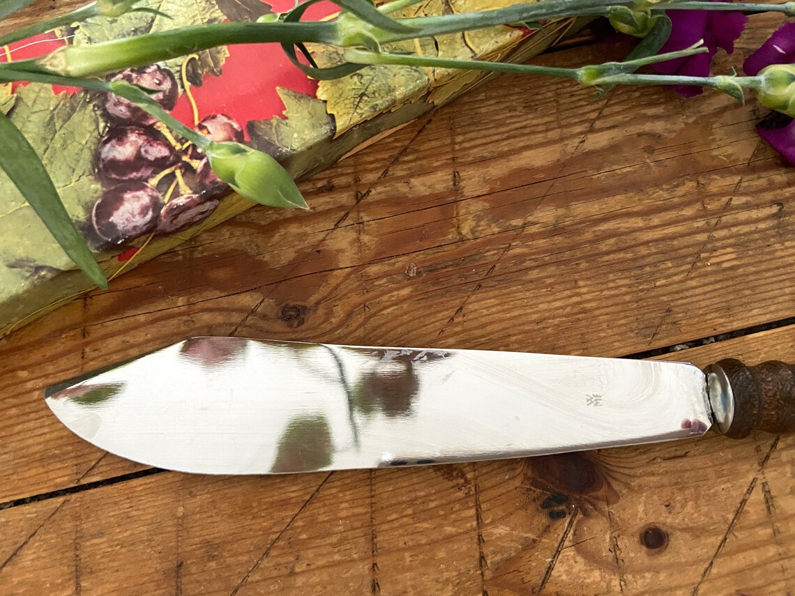 Vintage WMF Large CAKE Pastry Knife, Burgund Tafelrunde Germany ...