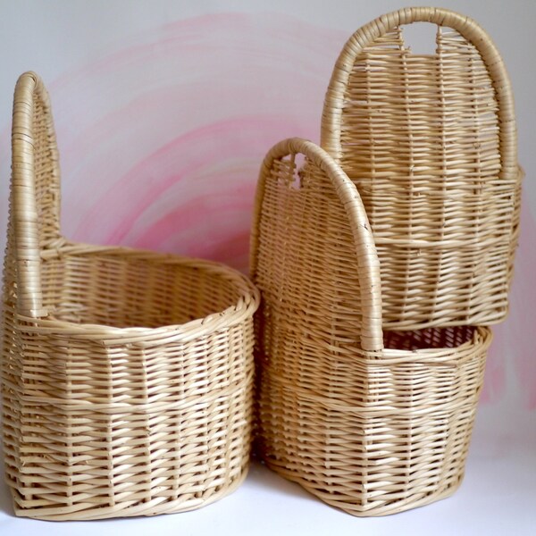 Wicker Planter - Etsy